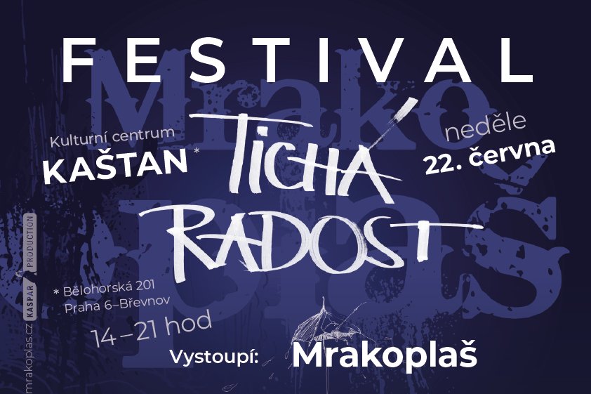 22.6. Festival Tichá radost - Praha, KC Kaštan | Rádio BEAT: První ...